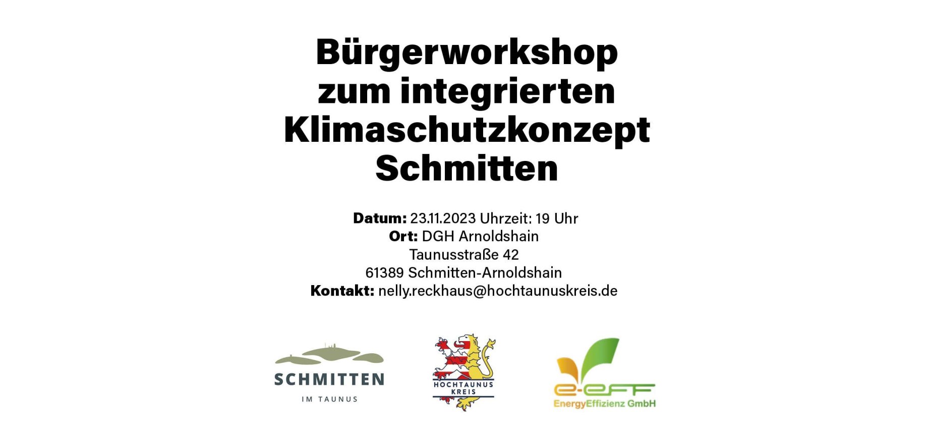 Bürgerworkshop zum integrierten Klimaschutzkonzept am 23. November ...